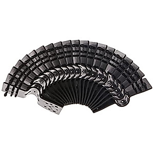 Coolaroo 301385 20Pc Butterfly Clips, 20-Pack, Black
