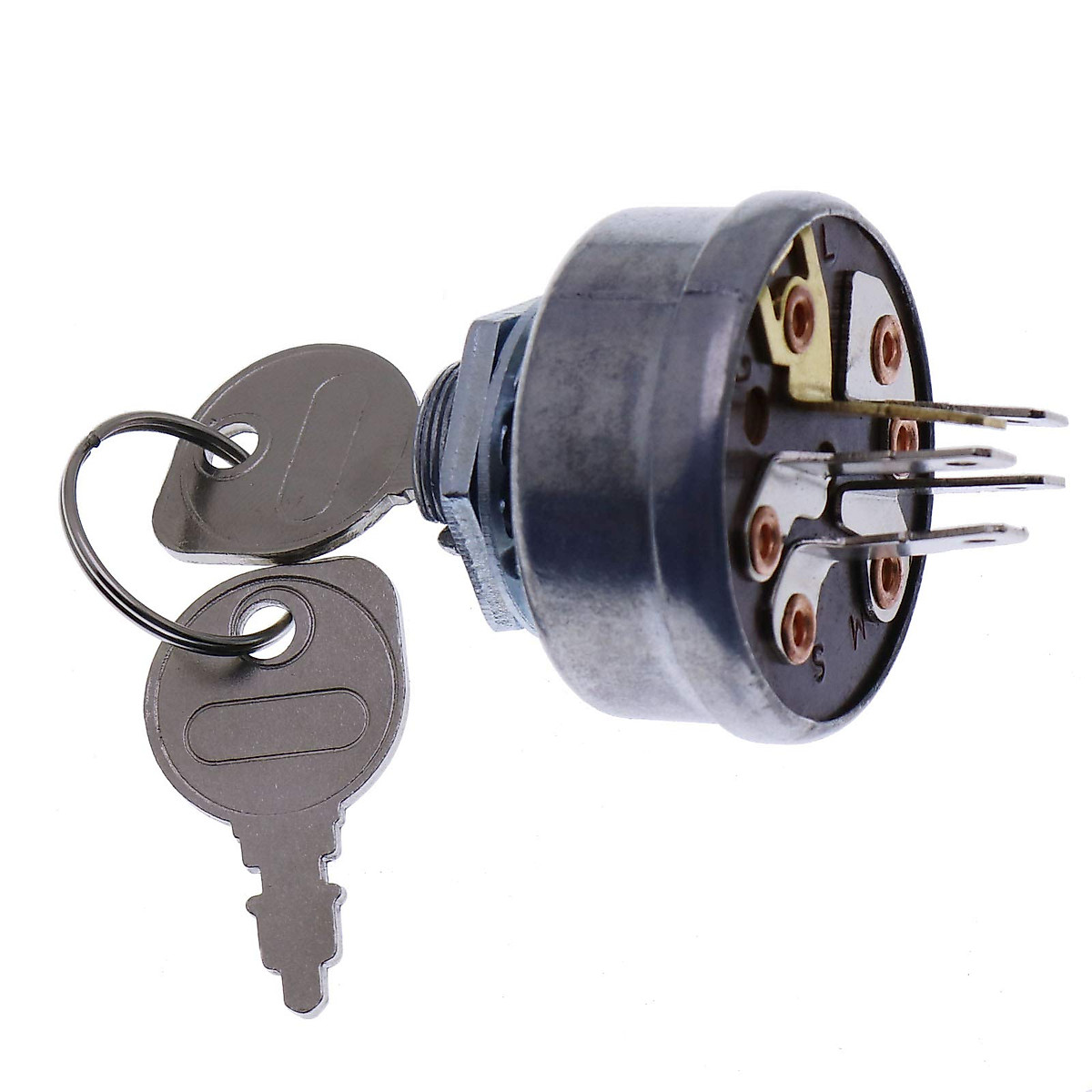 ZTUOAUMA Ignition Starter Switch with Keys Replacement for 178280 178280SM 35100 772 003 23-0660 700172 741308 21064 365402 STD365402 3621R 4406R 725-0267 725-0267A 925-0267