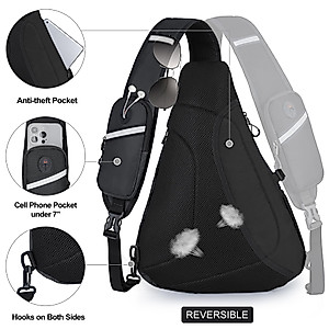 N NEVO RHINO Sling Bag for Women 18L Large crossbody sling bags for women with Phone Pocket Shoulder Bag sling backpack women