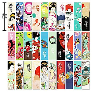 30 Pcs Vintage Japanese Style Bookmarks (Japanese Painting)
