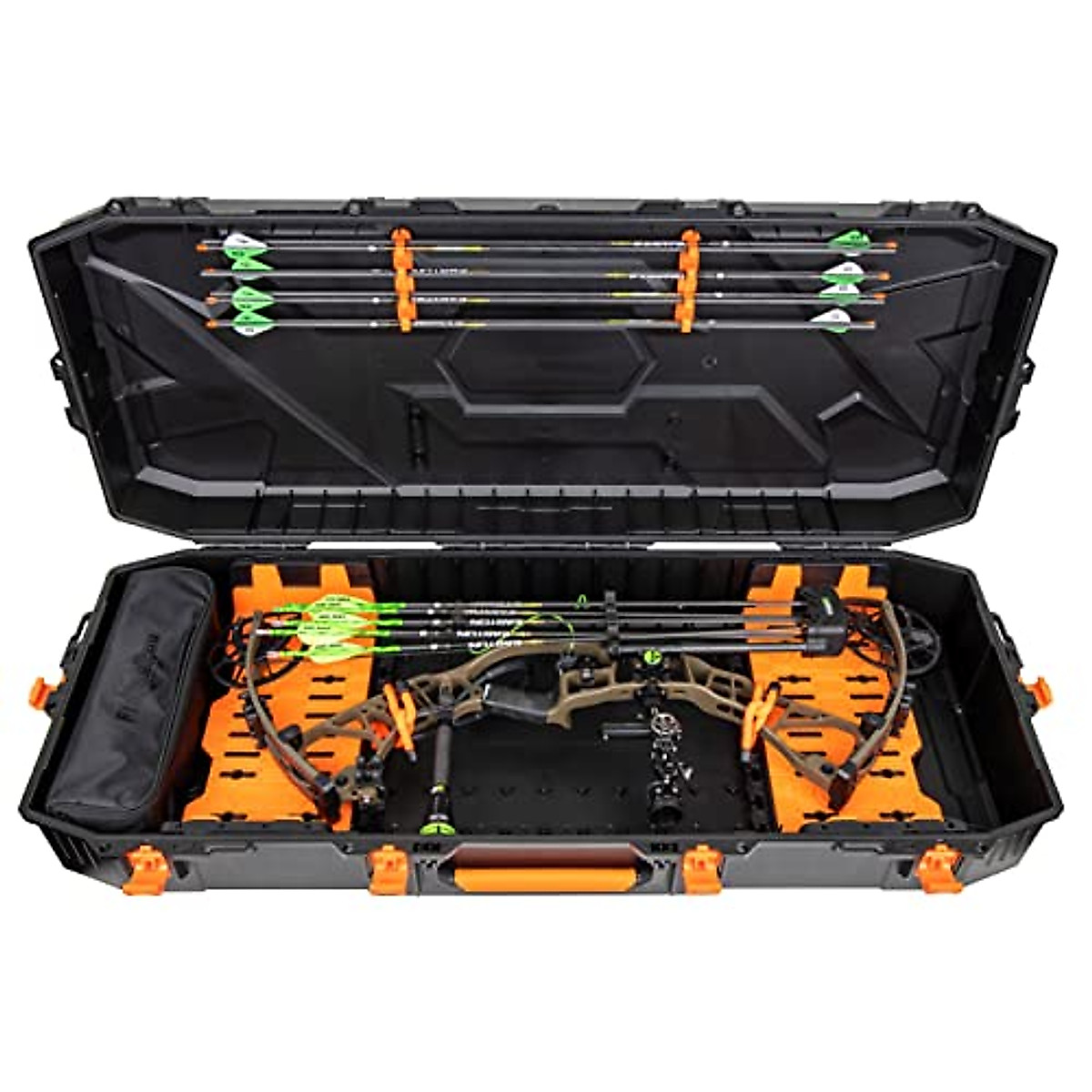 Flambeau Outdoors Formula Bow Case - Features A.B.S. Foamless Bow Security System, Free-Floats Critical Precision Components, Fits 43" Overall Length Bows, Black