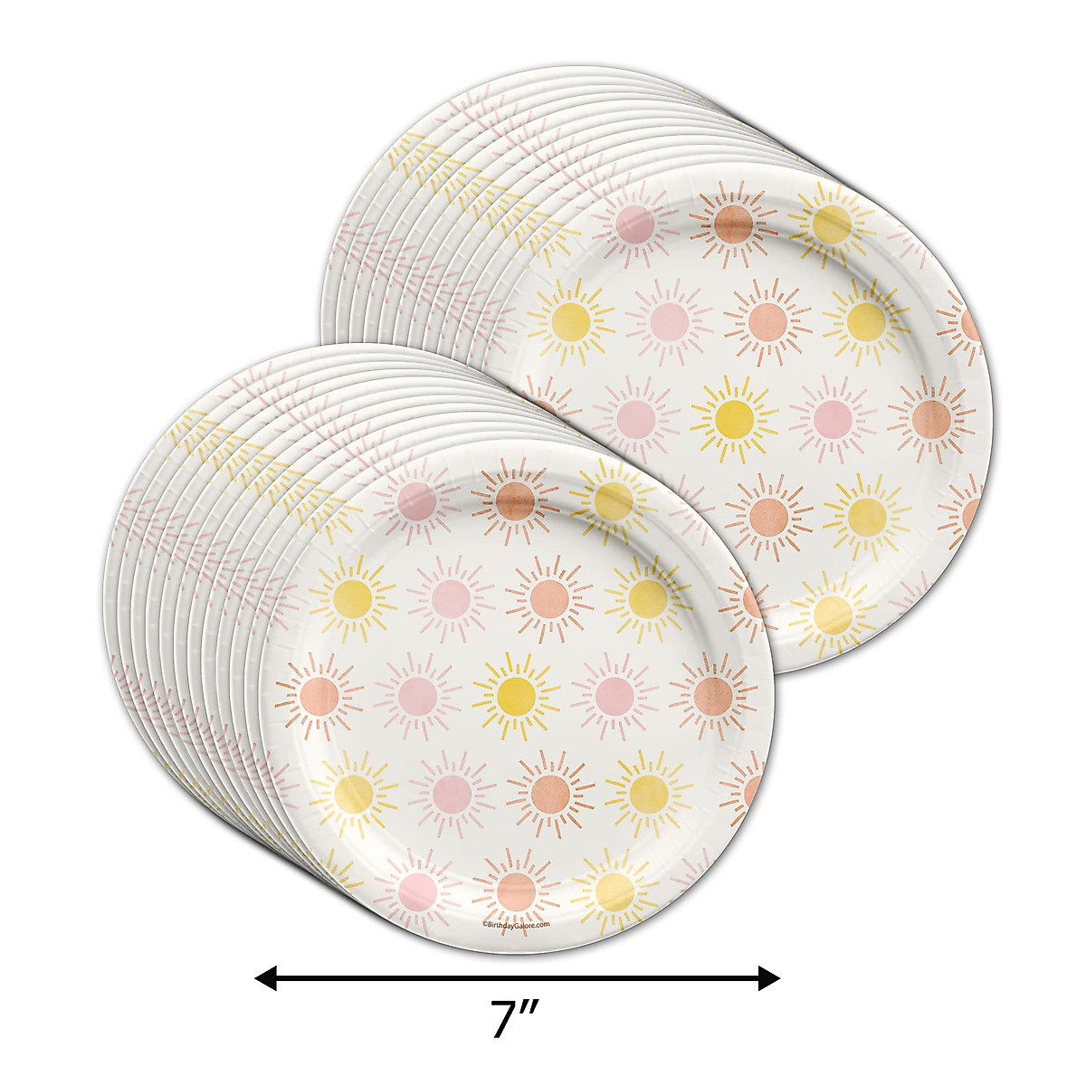 Little Ray of Sunshine Baby Shower Party Supplies Kit For 24