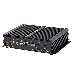 KINGDEL Powerful Fanless Mini PC with Intel i7 12th Gen. 10 Cores 4.7Ghz CPU, 16GB RAM, 1TB NVMe SSD, Wi-Fi 6E + BT 5.2, 4K: 4096 x 2304, HD Port, Gigabit Ethernet, W-11 Pro