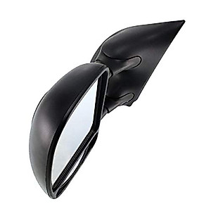 AutoShack KAPFO1320226 Driver Towing Mirror Manual Black Textured Non-Heated Manual Folding Replacement for 1999-2007 Ford F-250 Super Duty F-350 Super Duty 2000-2005 Excursion 5.4L 6.0L 6.8L 4WD RWD