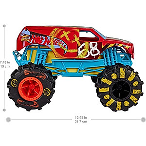 Hot Wheels Rc Monster Trucks Hw Demo Derby in 1:15 Scale, Remote-Control Toy Truck with Terrain Action Tires