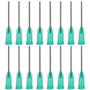 Shintop Dispensing Needle, 1 Inch 18G Blunt Tip Syringe Needles with Luer Lock for Refilling Glue, Inks and Syringes (Pack of 100)