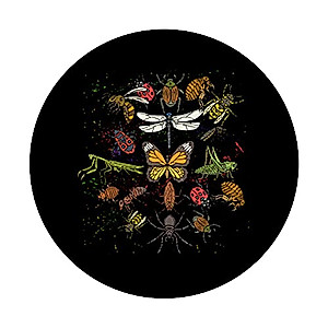 Entomologist Beetle Bugs Collector Biology Insect Bug PopSockets Swappable PopGrip