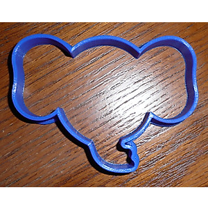 ELEPHANT HEAD ANIMAL COOKIE CUTTER MADE IN USA PR283
