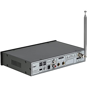 Retekess TR510 FM Transmitter, Long Range FM Broadcast Transmitter with Dual Mic, 3 Preset Stations, FM Radio Station for Church Parking Lot,Drive in Movie,Support USB Drive and RCA Inputs