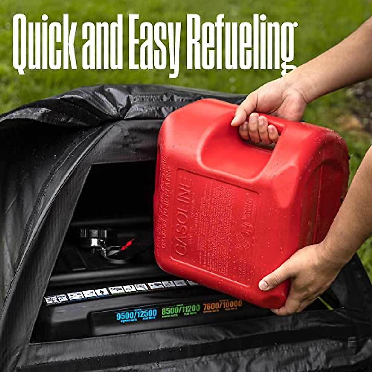 Westinghouse WGenTent Generator Running Cover for Open Frame Generators,Black