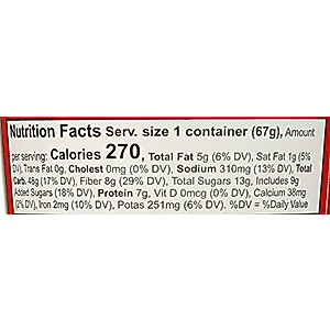 Bob's Red Mill Gluten-Free Apple Cinnamon Oatmeal, 2.36 Ounce, Pack of 12