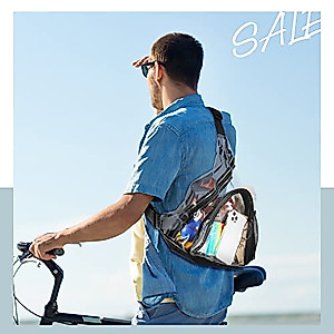 2 Pieces Clear Backpack Stadium Approved Clear Sling Bag Clear Mini Backpack Transparent Backpack See Through Backpack for Women Adults and Teens