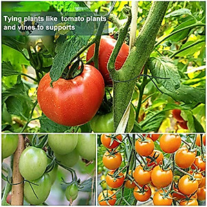 328 Feet Plant Twist Tie Plastic Coated Soft Garden Metal Wire 1mm Thin for Gardening, Home, Office (Green)