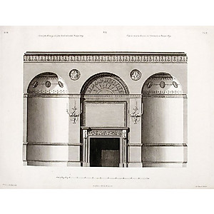 Section of the Chimneyside of the Antichamber in the Principal Story.