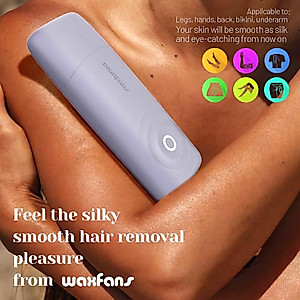 Waxfans,Wax Roller Kit,Wax Warmer for Hair Removal,Waxing Kit for Women,Roll on Wax Kit,Easy to Use Wax Kit,Roll on Wax