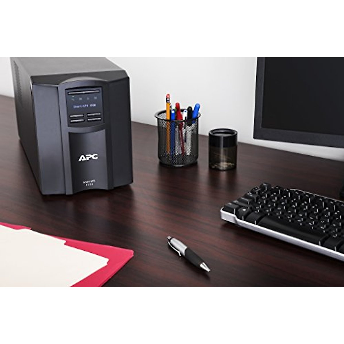 APC 1500VA Smart UPS with SmartConnect, SMT1500C Sinewave UPS Battery Backup, AVR, 120V, Line Interactive Uninterruptible Power Supply & UPS Network Management Card 3, Newest Model 2020 (AP9640)