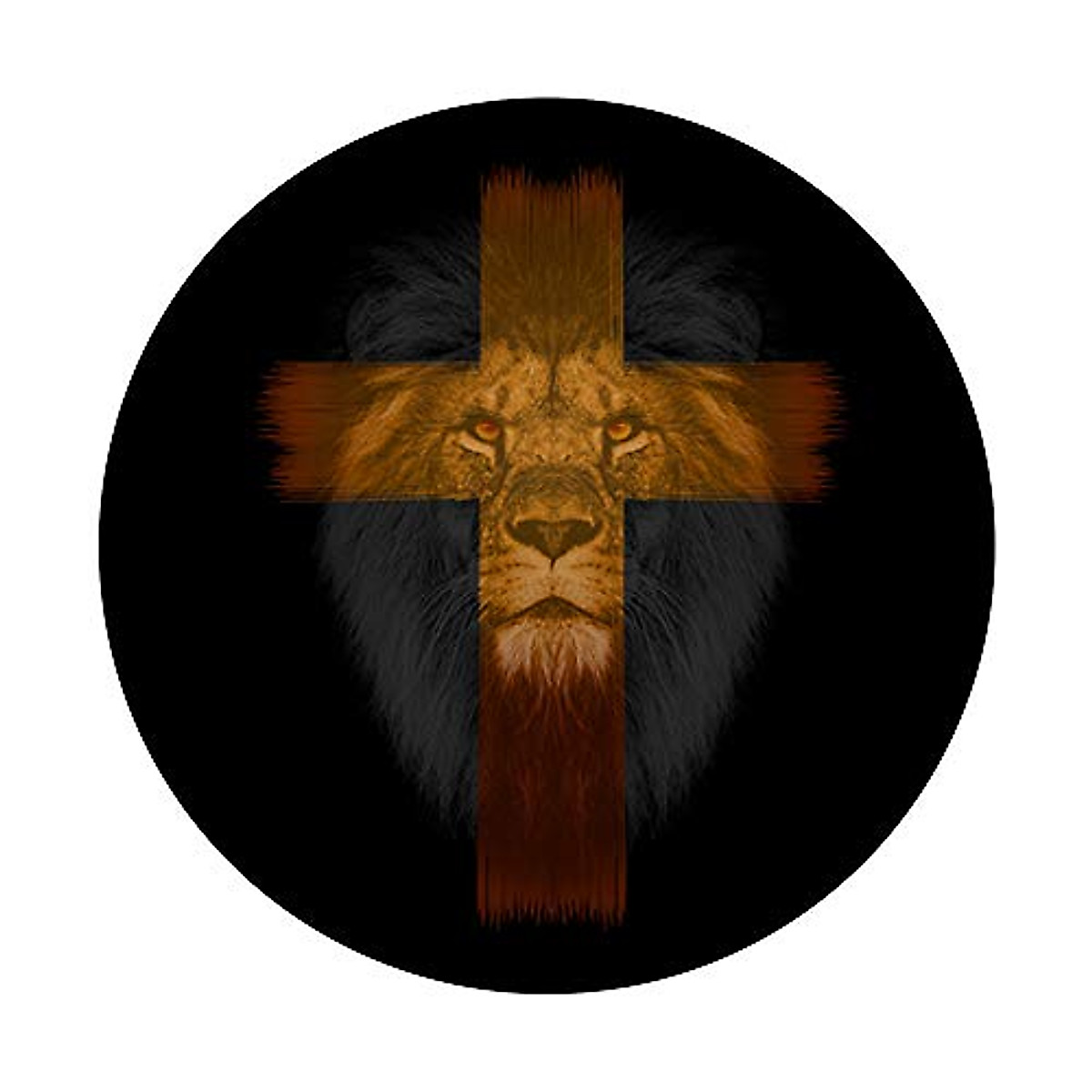 Jesus, Lion of the Tribe of Judah Christian Graphic PopSockets PopGrip: Swappable Grip for Phones & Tablets