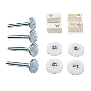 CALIDAKA 4 Pack 10MM Baby Gate Threaded Spindle Rod, M10 Spindle Rods Gate Spindle Rods Accessory Pressure Gate Replacement Parts Screw Mounted Bolts Kit for Gate/Stair Railing Safety Gate