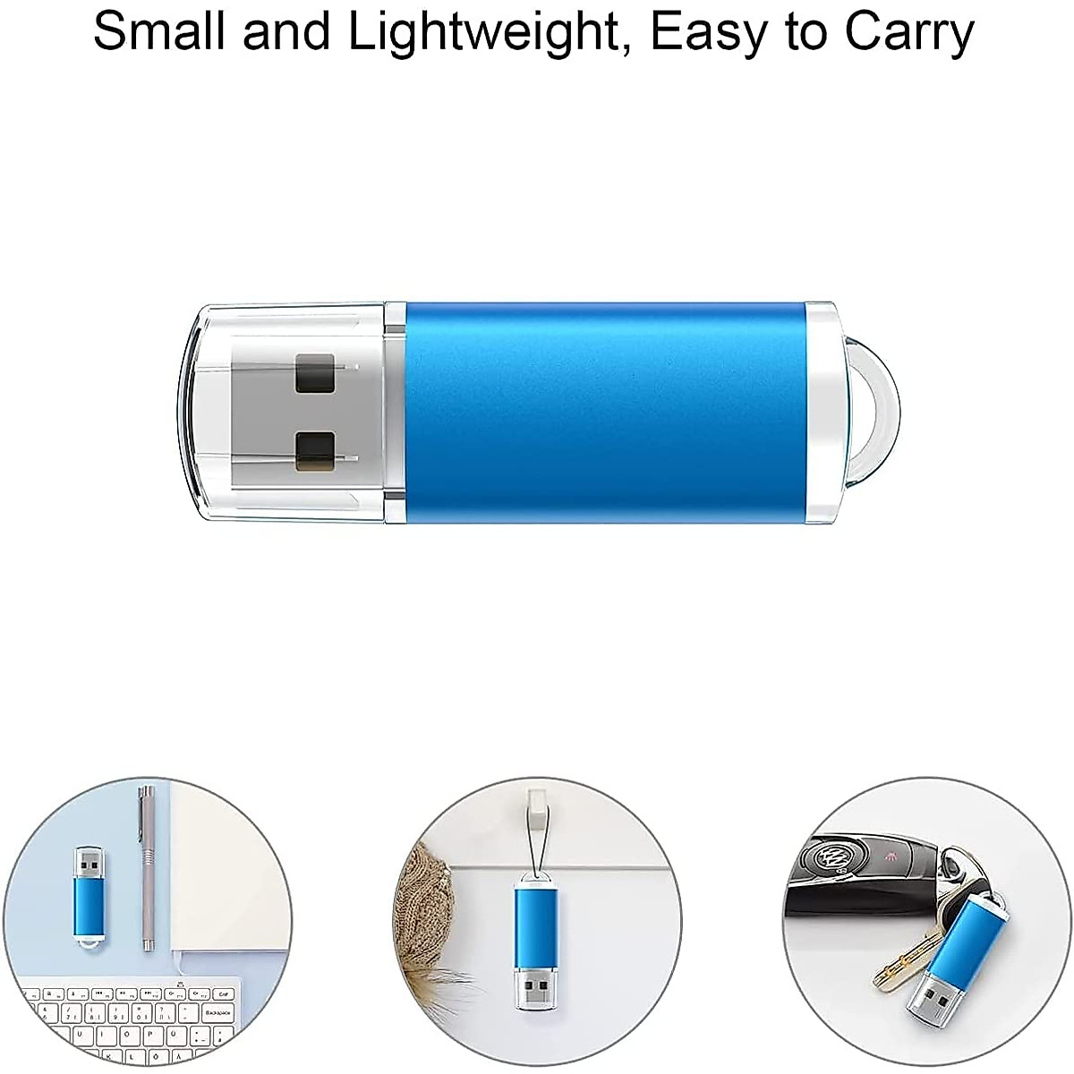 K&ZZ 16GB Flash Drive 10 Pack 16 GB USB Flash Drives Thumb Drive USB Stick 16G Memory Stick USB Drive USB 2.0 Pen Drive, Multicolored