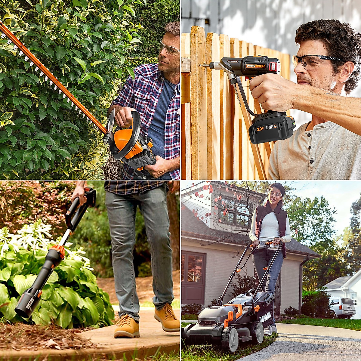 S SKSTYLE 5.0Ah for Worx Battery 20v fit for Worx 20 Volt Cordless Power Tools WA3578 WA3520 and More, Battery with Fuel Gauge