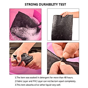 Under The Sink Mat for Cabinet,Drawer,Kitchen Tray Drip,Cabinet Liner,Absorbent Fabric Layer,Anti-Slip Waterproof Layer,Reusable,Washable(36inches X 30inches)