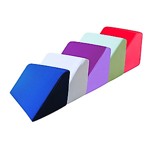 Bed Block Foot & Leg Elongation Pillow for Better Sleep | Elevation Support Foam Wedge Lifts The Sheets Around Your Feet | Increases Airflow While Removing Pressure 16 x 9.5 x 8.5 in Gray