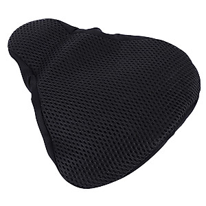 BESPORTBLE Exercise Bike Exercise Bike 3d Mesh Saddle Cover Bike Cover Comfortable Soft Sun Saddle Cushion Protector for Road Bikes Mountain Bike Cycling Black Saddle Pad Exercise Bikes Exercise Bikes