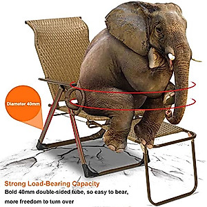 ABaippj Folding Zero Gravity Sun Lounger Chair Garden Sun Bed Reclining - Perfect for Home, Patio, Decking, Holiday, Beach