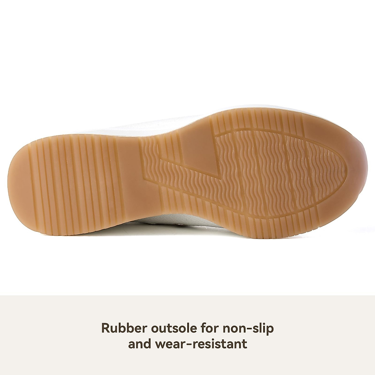 Cestfini White High Top Canvas Shoes for Women Wedge Sneakers Non-Slip Lace Up Platform Sneakers