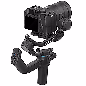 FeiyuTech SCORP-C Camera Gimbal Stabilizer for DSLR and Mirrorless Cameras,Camera Handheld Gimbal 3-Axis, 5.51lbs Payload for Sony/Canon/Panasonic/Lumix/Nikon/Fujifilm,with Tripod