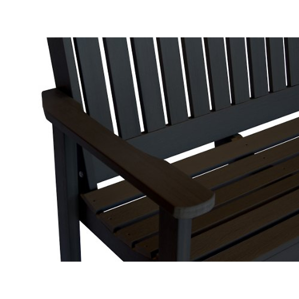 Highwood AD-BENW1-BKE Lehigh Garden Bench, 5 Feet, Black