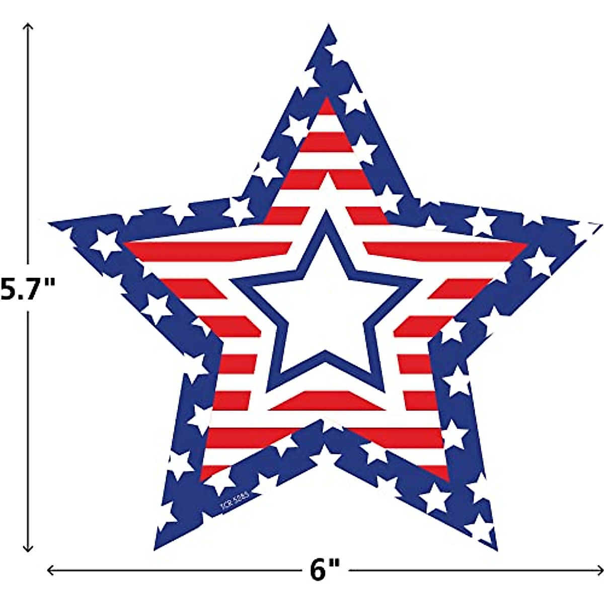 Teacher Created Resources 5285 Patriotic Stars Accents
