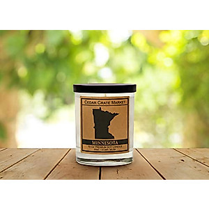 Minnesota State Candle Gift, Show Your Home State Pride and Your Love for Your Hometown, Wherever You May be, Our State Candle Will Remind You of Home, House Warming Gifts for New Home, Made in USA 