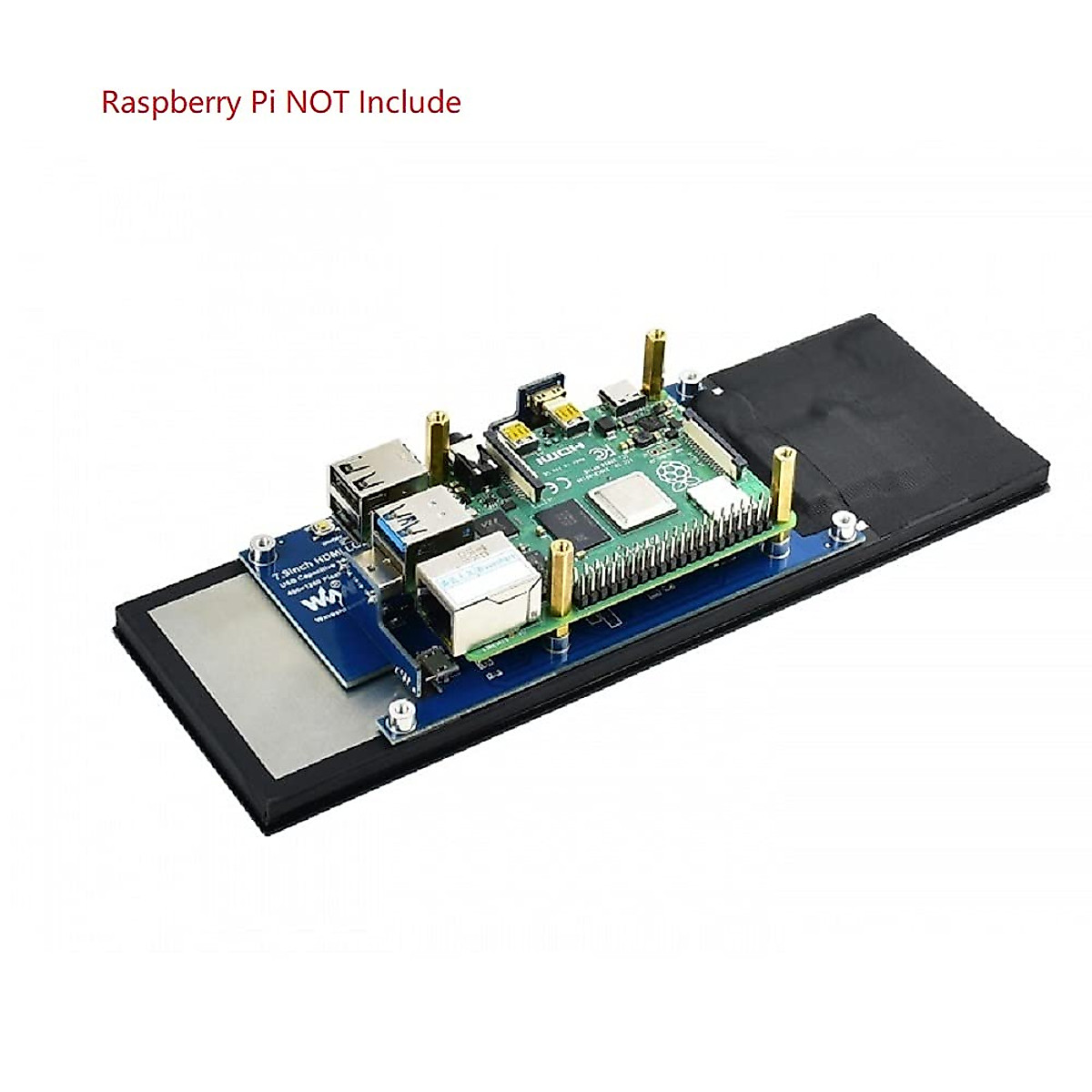 Iunius 7.9inch Capacitive Touch Screen LCD, 400×1280, HDMI, IPS, Toughened Glass Cover, Fits of Raspberry Pi,Jetson Nano,PC,Windows 10/8.1/8 / 7