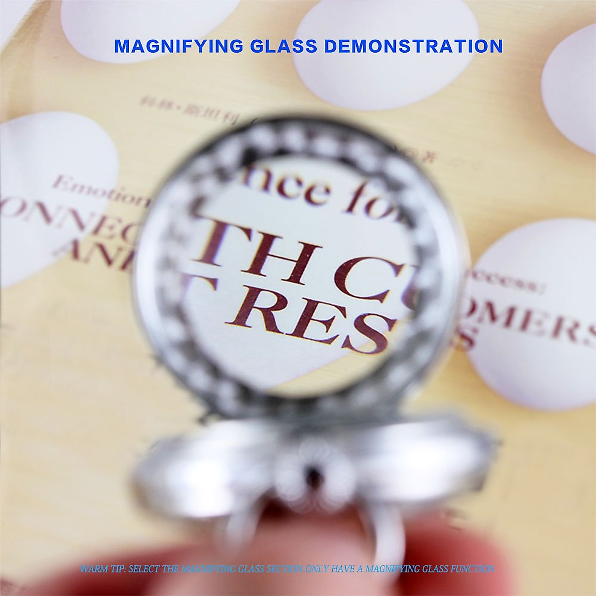 OGLE Waterproof Silver Magnifier Tourbillon Phases Moon Chain Fob Self Winding Automatic Skeleton Half Hunters Mechanical Pocket Watch (Silver Luminous)