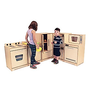 Whitney Brothers 5 Piece Kitchen Set: Natural