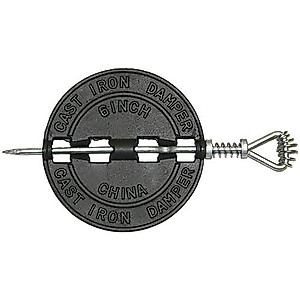 US Stove D6 Cast Iron Damper, 6-Inch