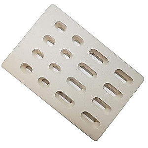 Homesicker 6-Pack Universal Replacement Heat Plate Flame Tamer, Ceramic Brick Flame Tamer, Ceramic Radiant Replacement for Galore Grand Turbo