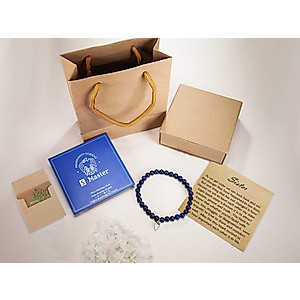 OFGOT7 Gifts for Sister Bracelets for Women Birthday Christmas – Bead Bracelet with Message Card & Gift Box - Sister Gifts from Sister