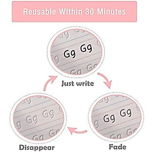 Tiynum 4 Pack Magic Practice Copybook for Kids,Handwriting Practice for Kids,Children Magic Copybook,Reusable Copybook Preschool for Kids Age 3-8 ​Calligraphy