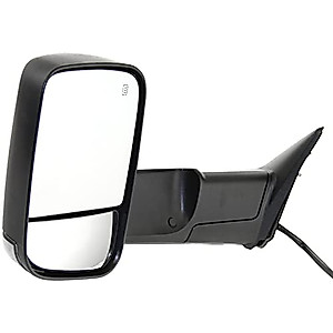 Garage-Pro Mirror Compatible with 2013-2018 Ram 1500, Fits 2013-2018 Ram 2500, Fits 2012-2018 Ram 3500 Towing Mirror, Driver Side, Heated, Power Glass, Blind Spot Glass, In-housing Signal Light