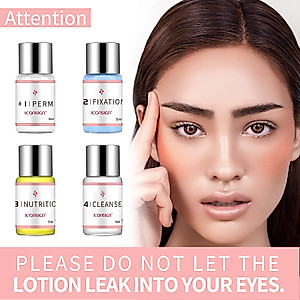 ICONSIGN 2025 Upgraded Lash Lift Kit, Professional Semi-Permanent Curling Eyelash Perm Kit Suitable for Salon & Home Use