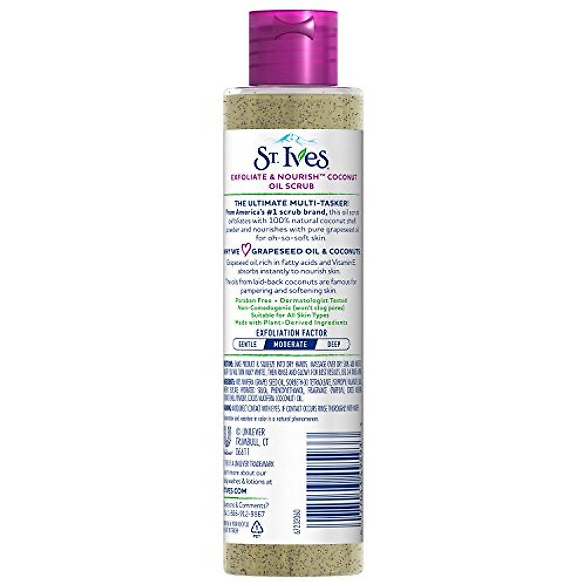 St. Ives Exfoliate & Nourish Facial Oil Scrub, Coconut 4.23 oz
