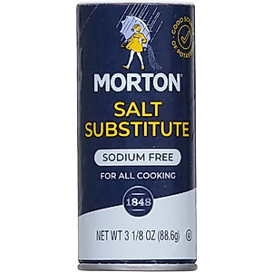 Morton Salt Substitute, Sodium Free, 3.12 Ounce