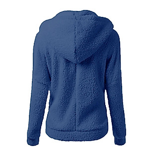 Lastesso Prime Try Before You Buy Women Clothing Womens Relaxed Size Hoodies Winter Warm Fuzzy Sweatshirt Casual Long Slleve Jackets with Pockets Prime Big Deal Days Amazon Warehouse Sale Clearance