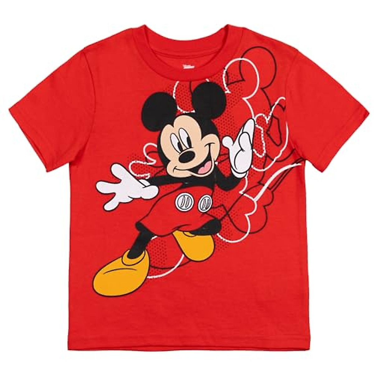 Disney Puppy Dog Pals Mickey Mouse Infant Baby Boys 4 Pack T-Shirts Multicolor 18 Months