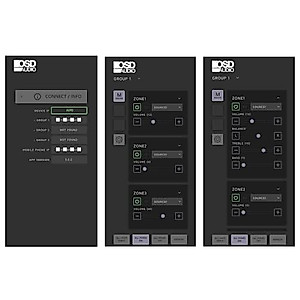 OSD Nero Max12: 6-Zone, 6-Source Amplifier 80W Power, Multi-Room Audio Control, App Integration for iOS & Android, Expand up to 18 Zones, Control4 Driver Support