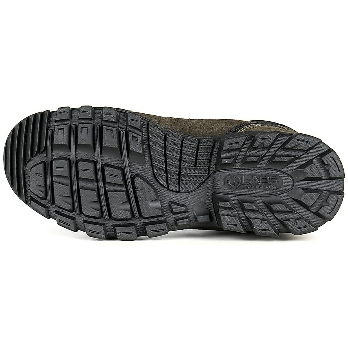 LAPG Terrain Dark Charcoal Mid Hiking Boots for Men, Men's Lightweight Hiking Boots, Ankle Hiking Boots for Men - 4-Standard