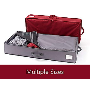 Covermates Keepsakes - Underbed Storage Bag – ID Window – Reinforced Handles – Indoor Storage-Scarlett Red
