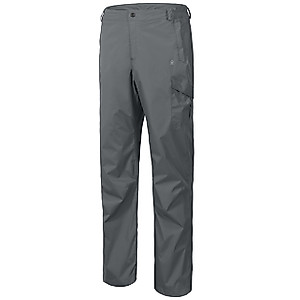 Little Donkey Andy Men's Lightweight Waterproof Rain Pants Breathable Hiking Pant for Outdoor Fishing Steel Gray S